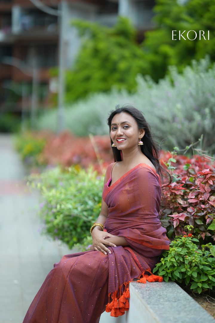 Rusty Shine (Saree) – Ekori