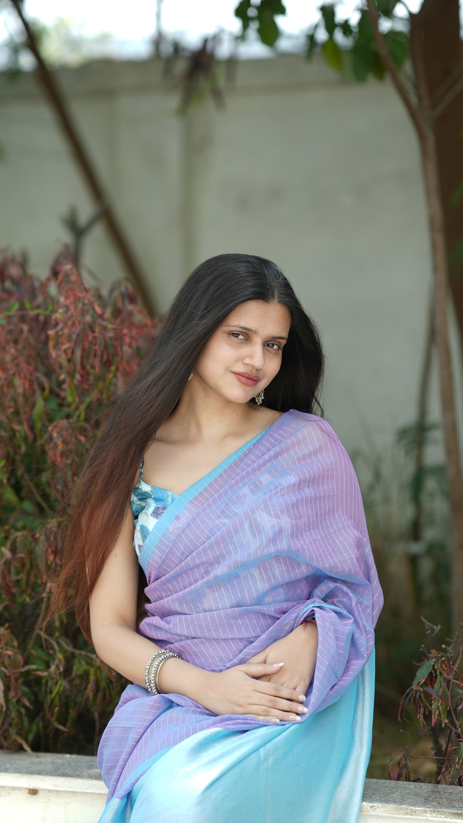 Amethyst Mehfil (Saree) – Ekori