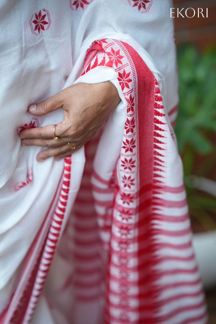 Shubho Lal (Saree) – Ekori