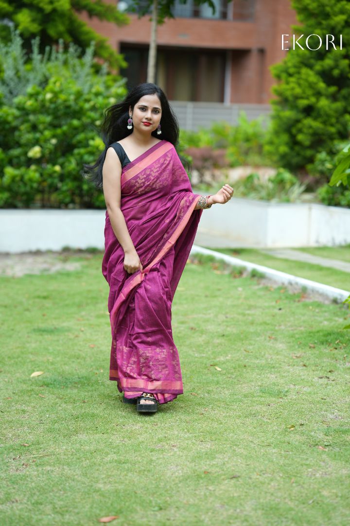 Pink Glow (Saree) – Ekori