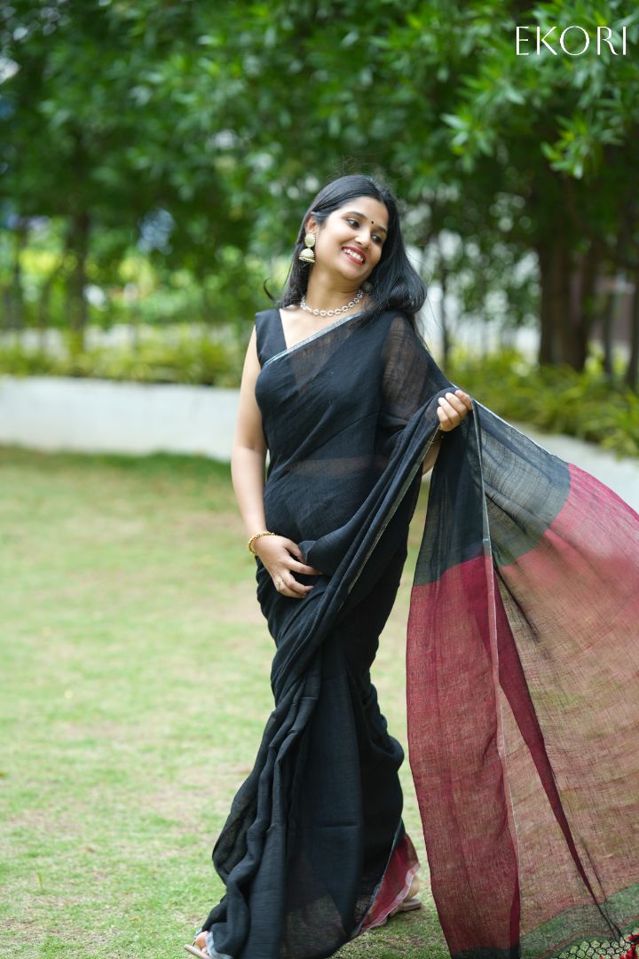 Maya Linen (Saree) – Ekori