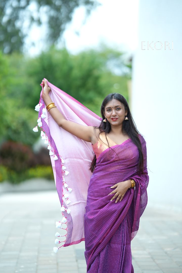 Purple Magic (Saree) – Ekori
