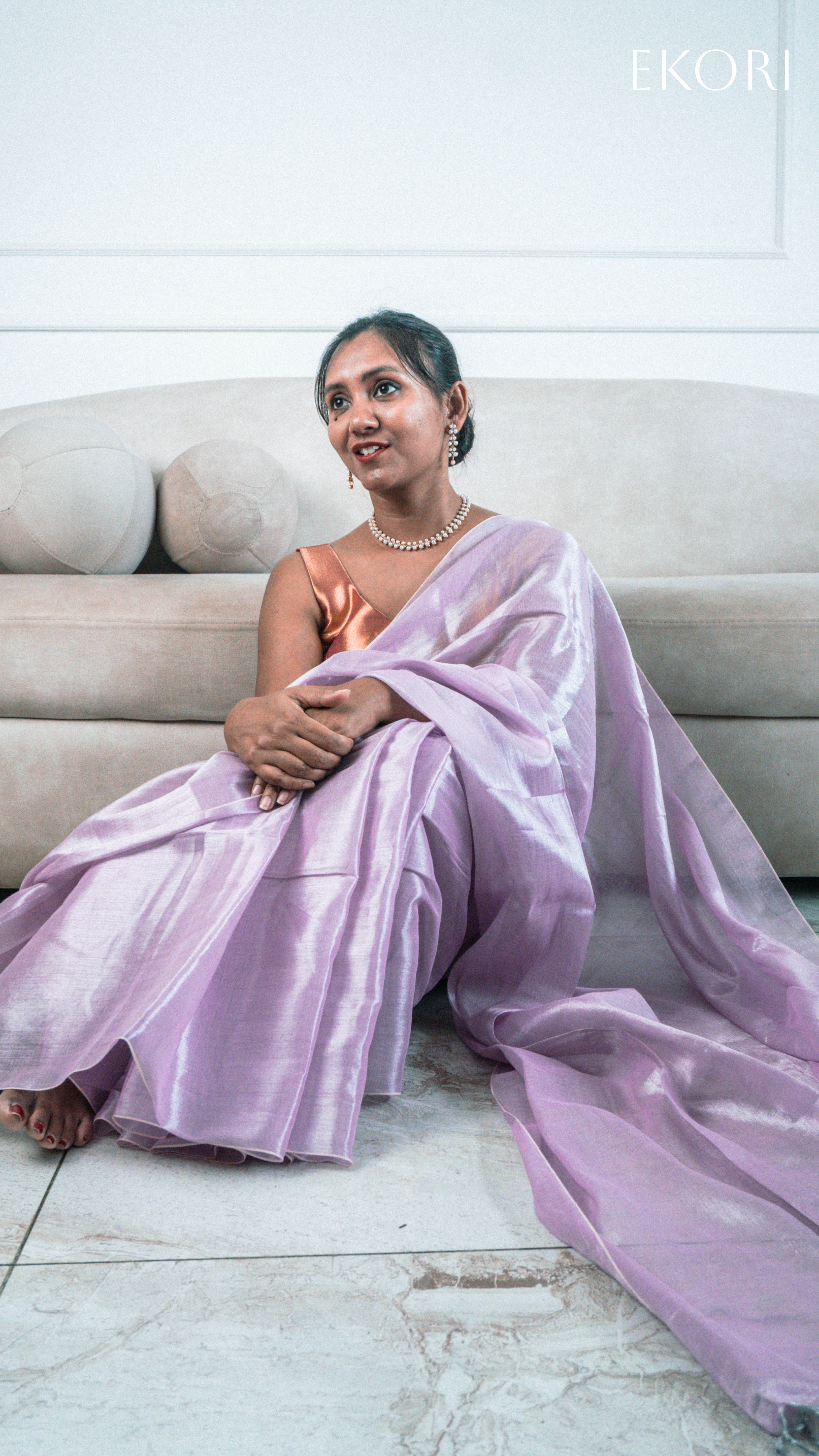 Lilac Rose (Saree) – Ekori